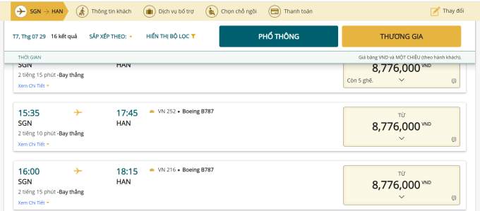 Vé máy bay TP HCM đi Hà Nội giá gần 9 triệu đồng vì Blackpink ...